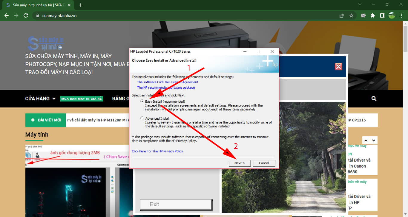 Hướng dẫn cài máy in HP cp1025, Tải Driver HP 1025,1025nw | Sửa máy in tại nhà miễn phí